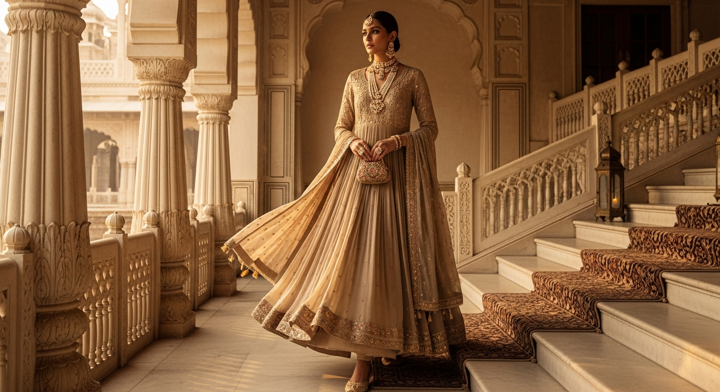 Anarkali Gowns: The Perfect Blend of Tradition and Volume – Shreekama