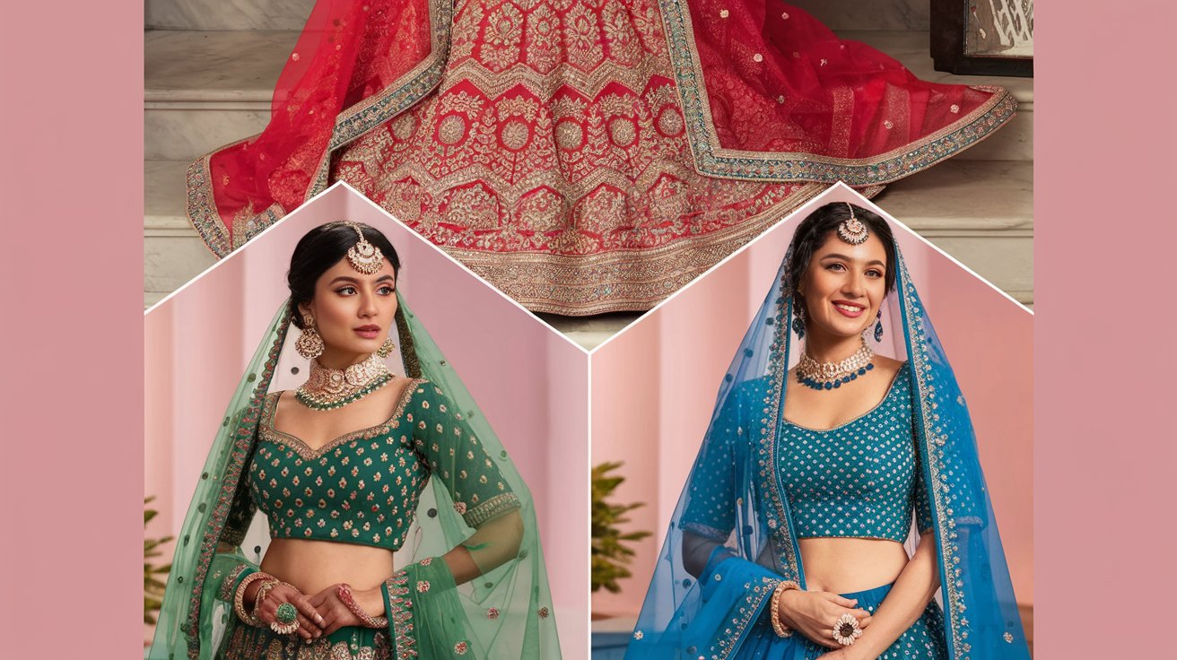 Color Psychology: What Your Bridal Lehenga Color Says About You – Shreekama