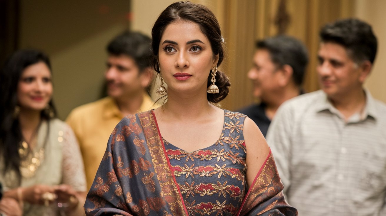 How to Style a Party Wear Dress for a Family Function – Shreekama