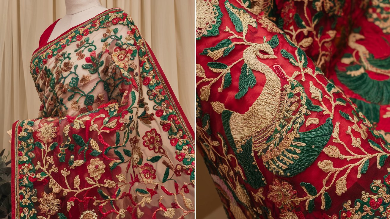 The Role of Embroidery in Designer Sarees – Shreekama