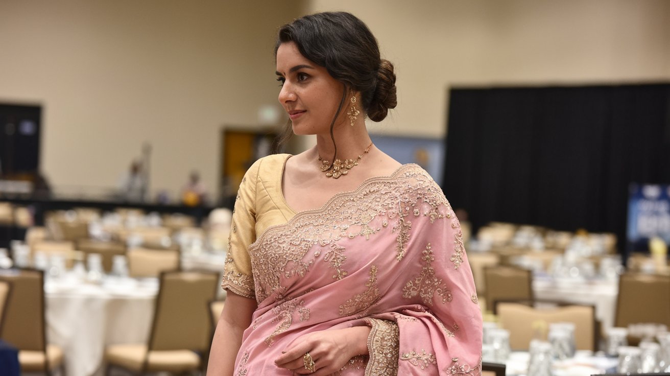 How to Style a Designer Saree for a Charity Event – Shreekama