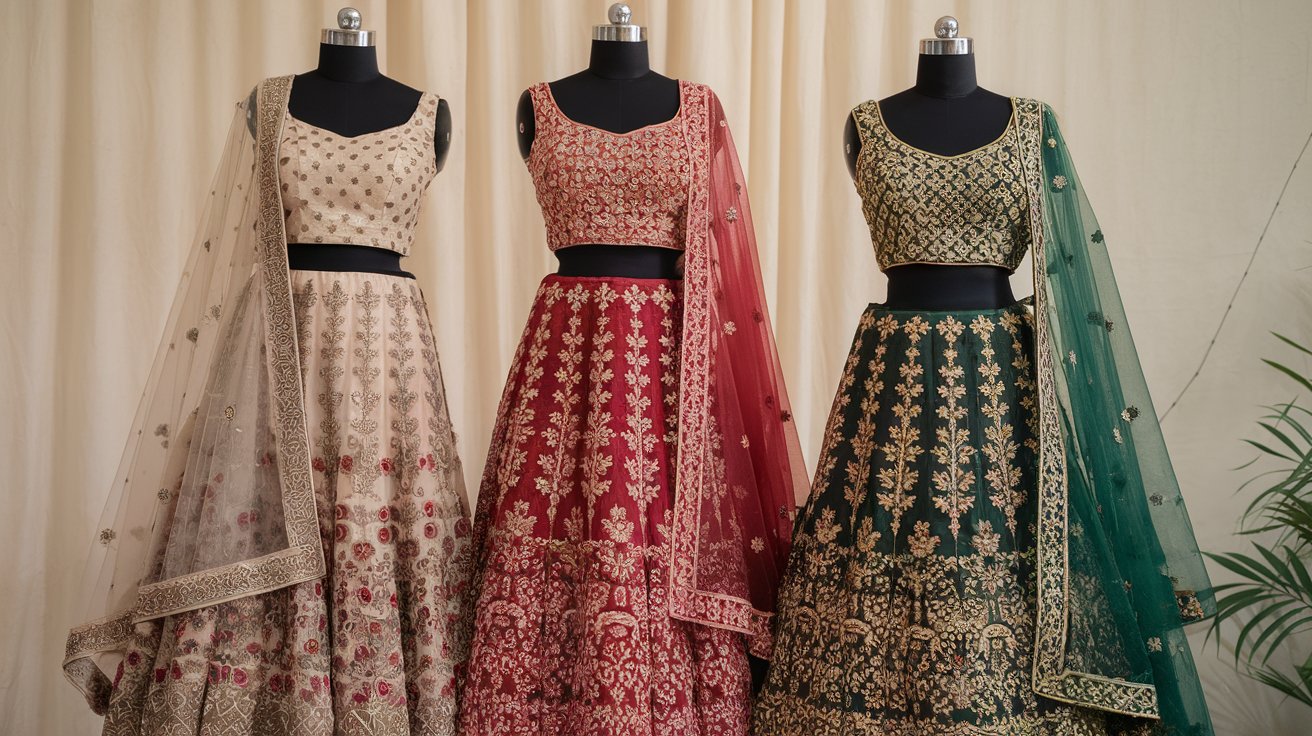 Semi-Stitched Lehengas for Brides with a Twist – Shreekama
