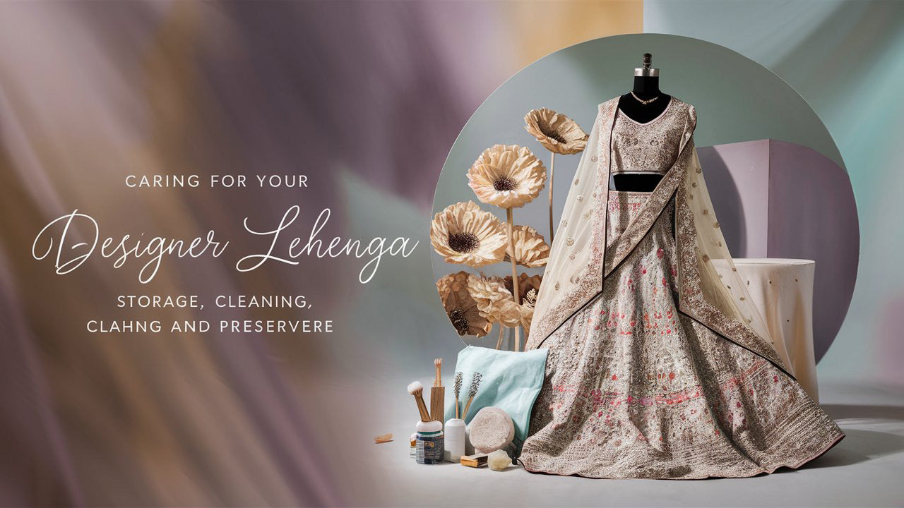 Guide to Caring for Your Designer Lehenga: Storage, Cleaning ...