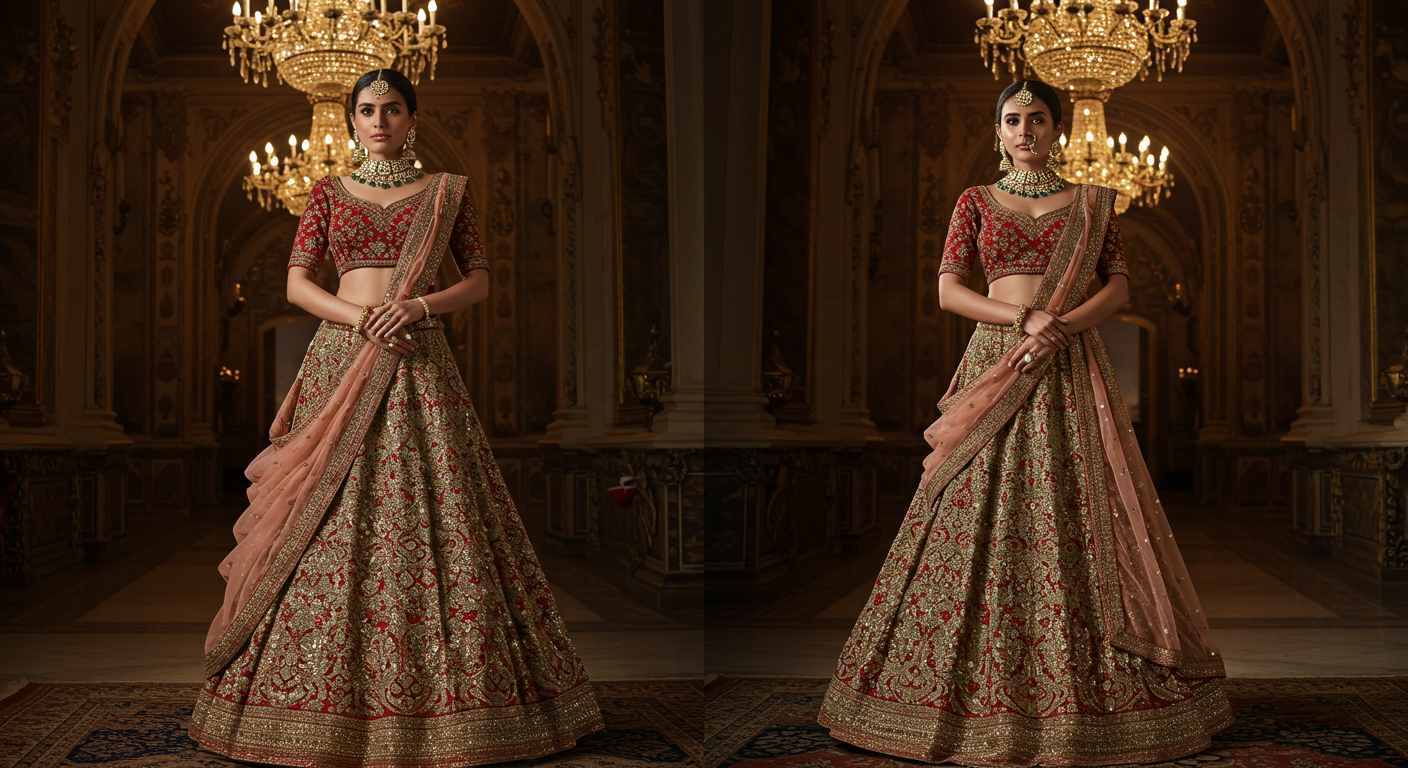 Lehenga Choli Neckline Designs That Flatter Every Body Type – Shreekama